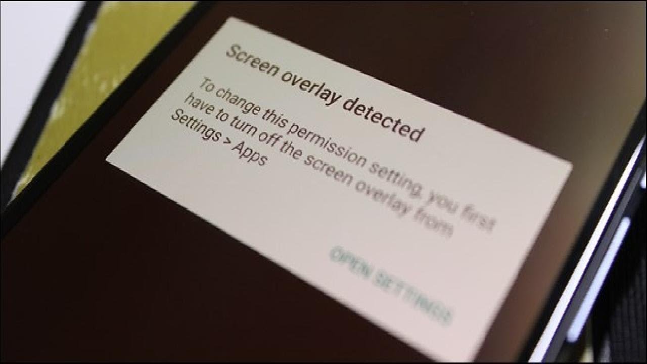 How to Fix the “Screen Overlay Detected” Error on Android - YouTube