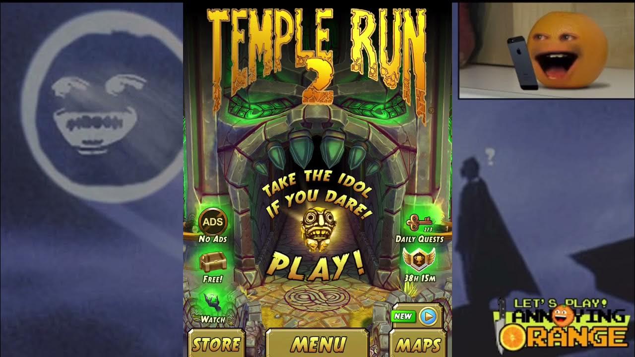 Annoying Orange Let's Play Temple Run 2¡ - YouTube