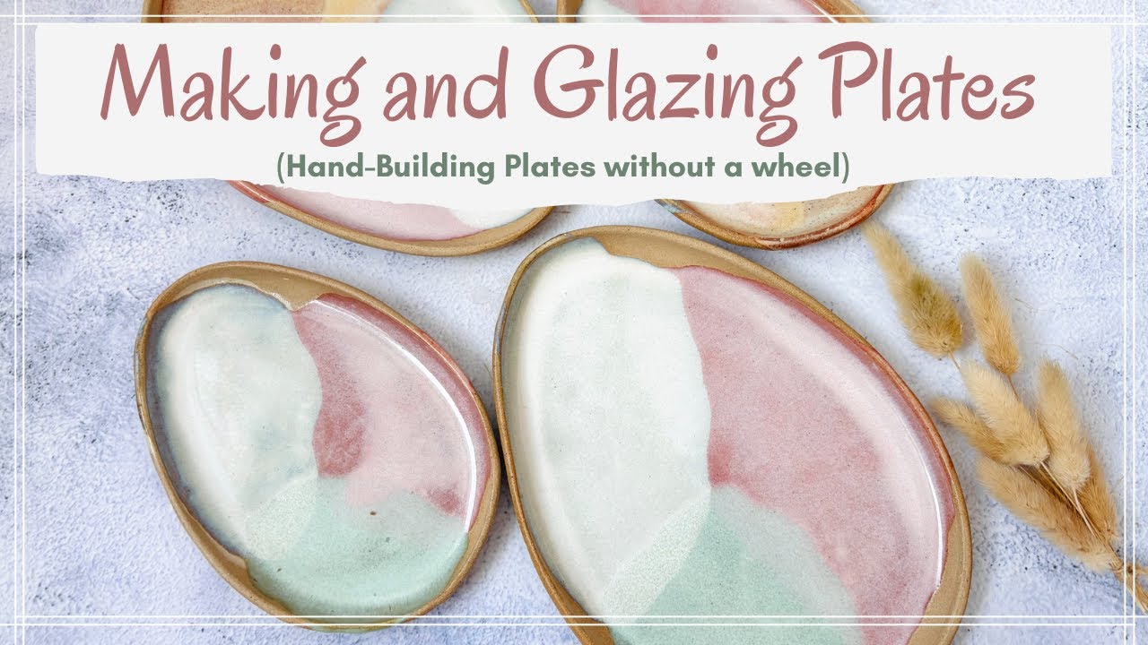 Handmade Ceramic Plates: Easy No-Wheel Pottery & Glazing Guide - YouTube