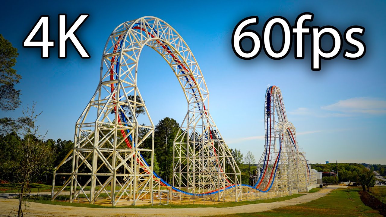 ArieForce One 4K off-ride B-Roll @60fps Fun Spot America Atlanta - YouTube