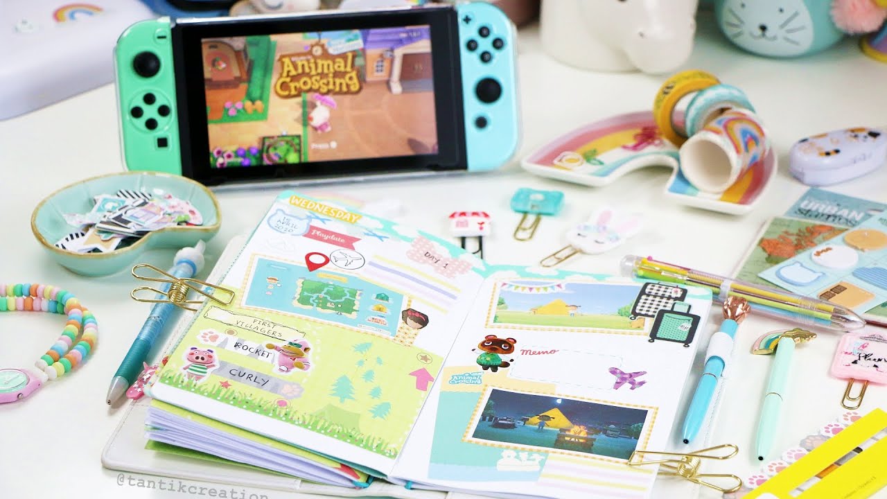Animal Crossing journal with me #1 - YouTube