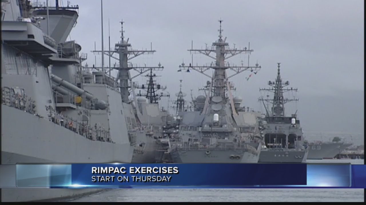 2018 RIMPAC exercises to begin Thursday in Hawaii - YouTube