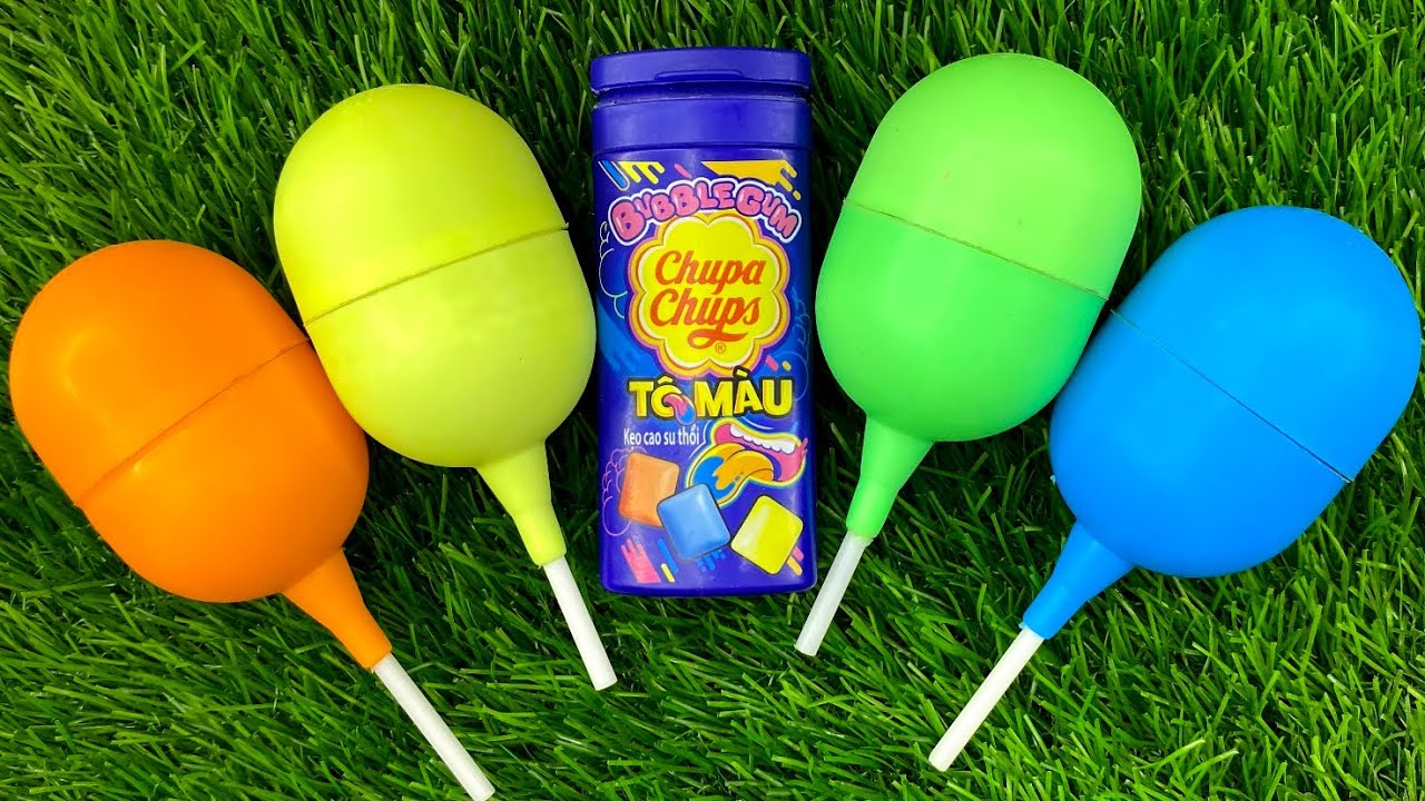 🍭Learn Colors with lollipops and Sweets | Lollipops Unpacking | ASMR ...