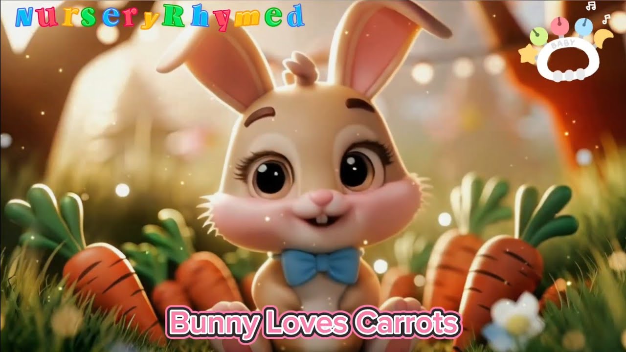 Kids Music : Bunny Loves Carrots | Nursery Rhyme - YouTube