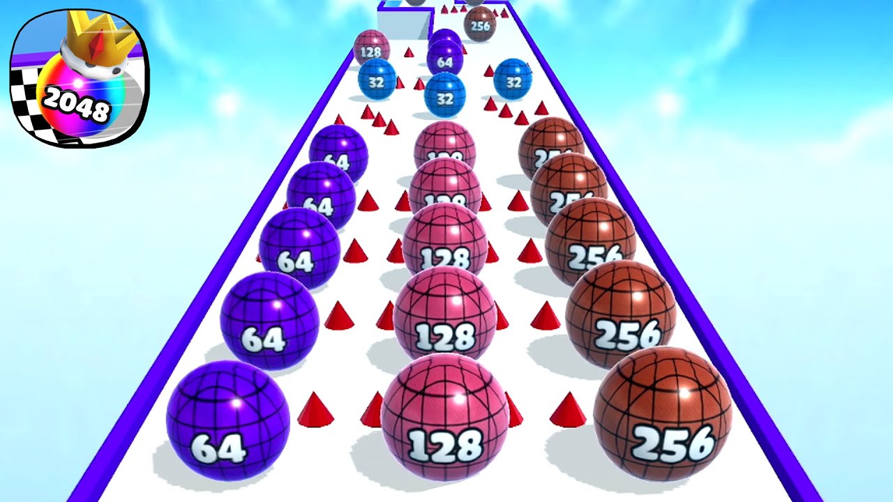Ball Merge 2048 - All Levels Ball Gameplay Android, iOS ( Level 3601 ...