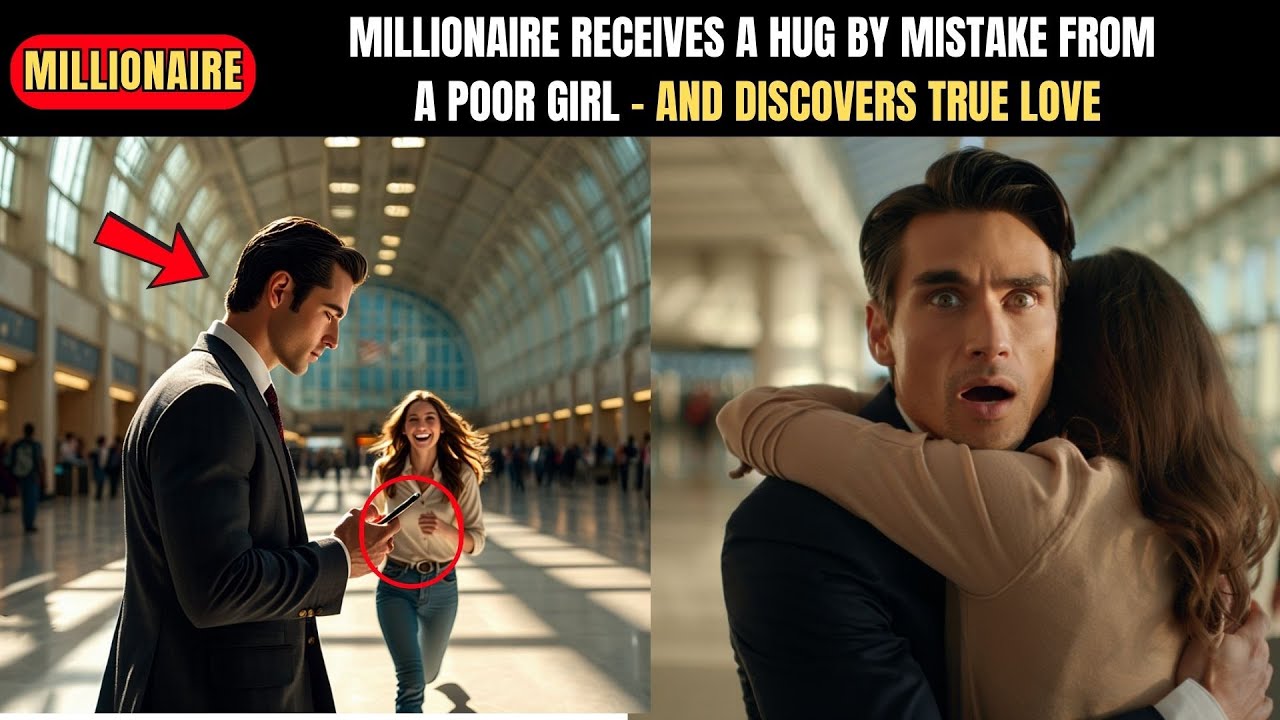 Millionaire Receives a Hug by Mistake from a Poor Girl and Discovers ...