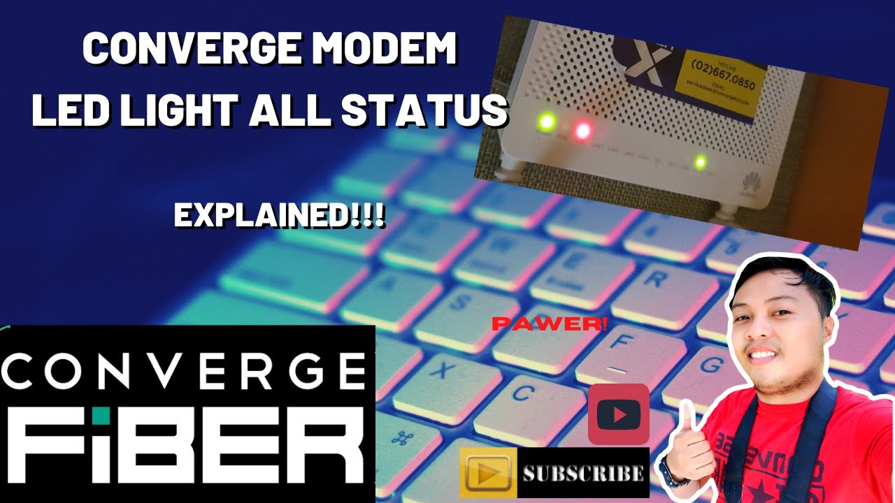 CONVERGE ALL LED LIGHT INDICATOR STATUS EXPLAINED!!! - YouTube