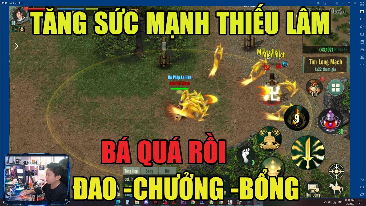 VL1 MOBILE: TĂNG SỨC MẠNH THIẾU LÂM ĐAO -BỔNG -CHƯỞNG - THIẾU LÂM CÀNG THÊM KHỎE -CHUYỂN PHÁI ...