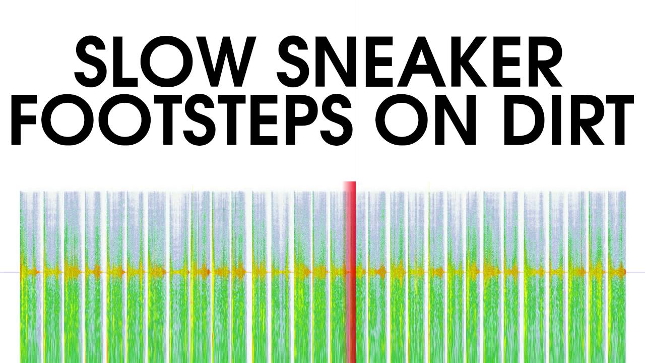 Slow Sneaker Footsteps on Dirt Sound Effects - YouTube