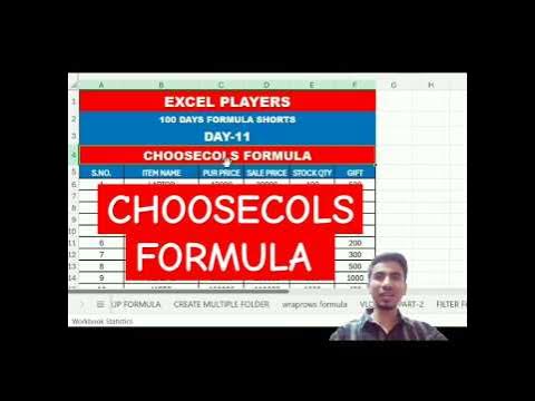 CHOOSECOLS Formula in Excel | How to use CHOOSECOLS Formula in Excel | #excel #viralshort # ...