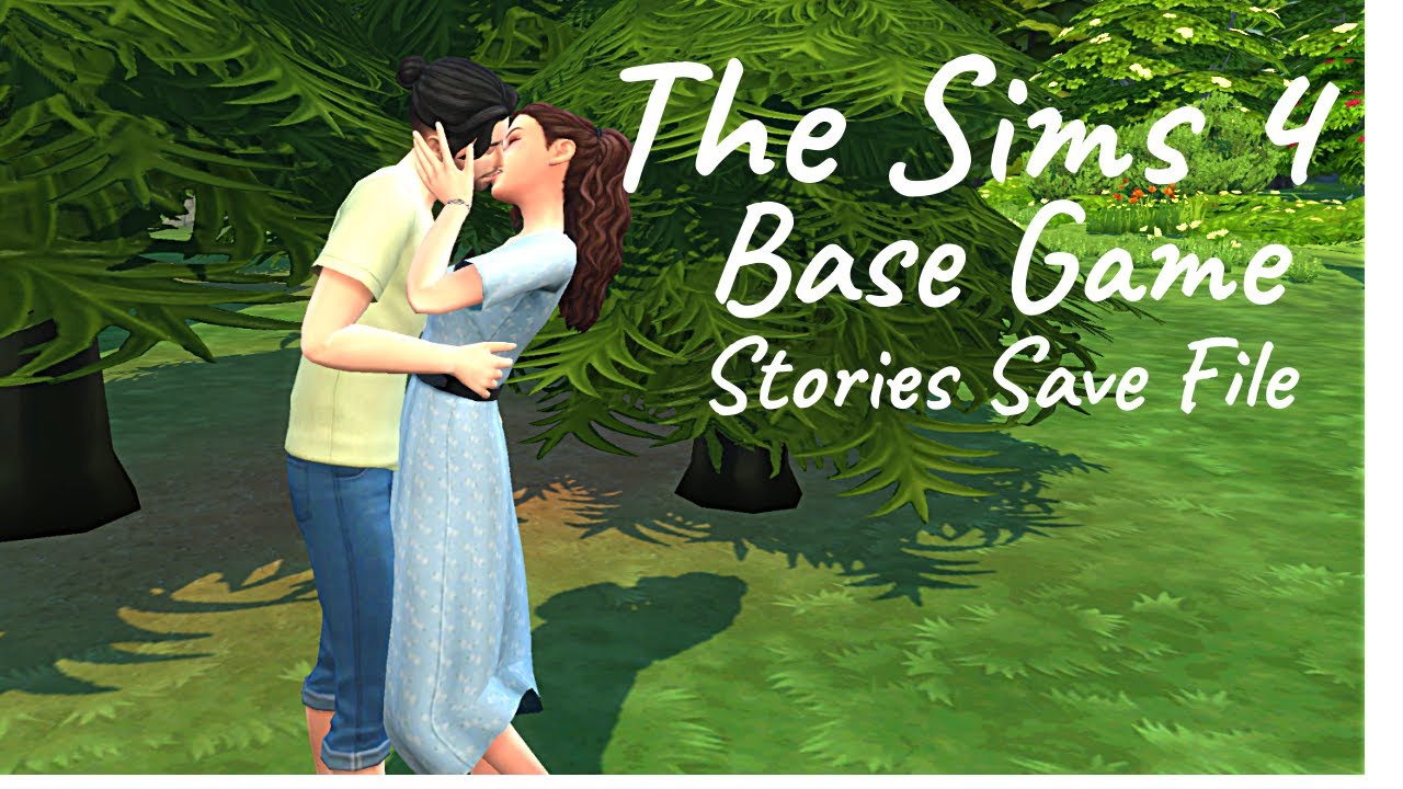 My Base Game Story Save File Download in Sims 4 - YouTube