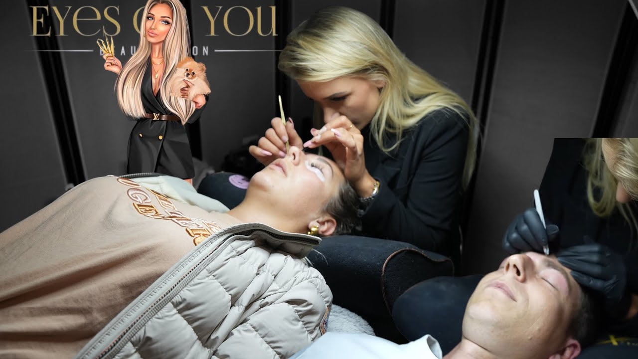 Ik ben model bij. Beautysalon eyes on you vlog #415 - YouTube