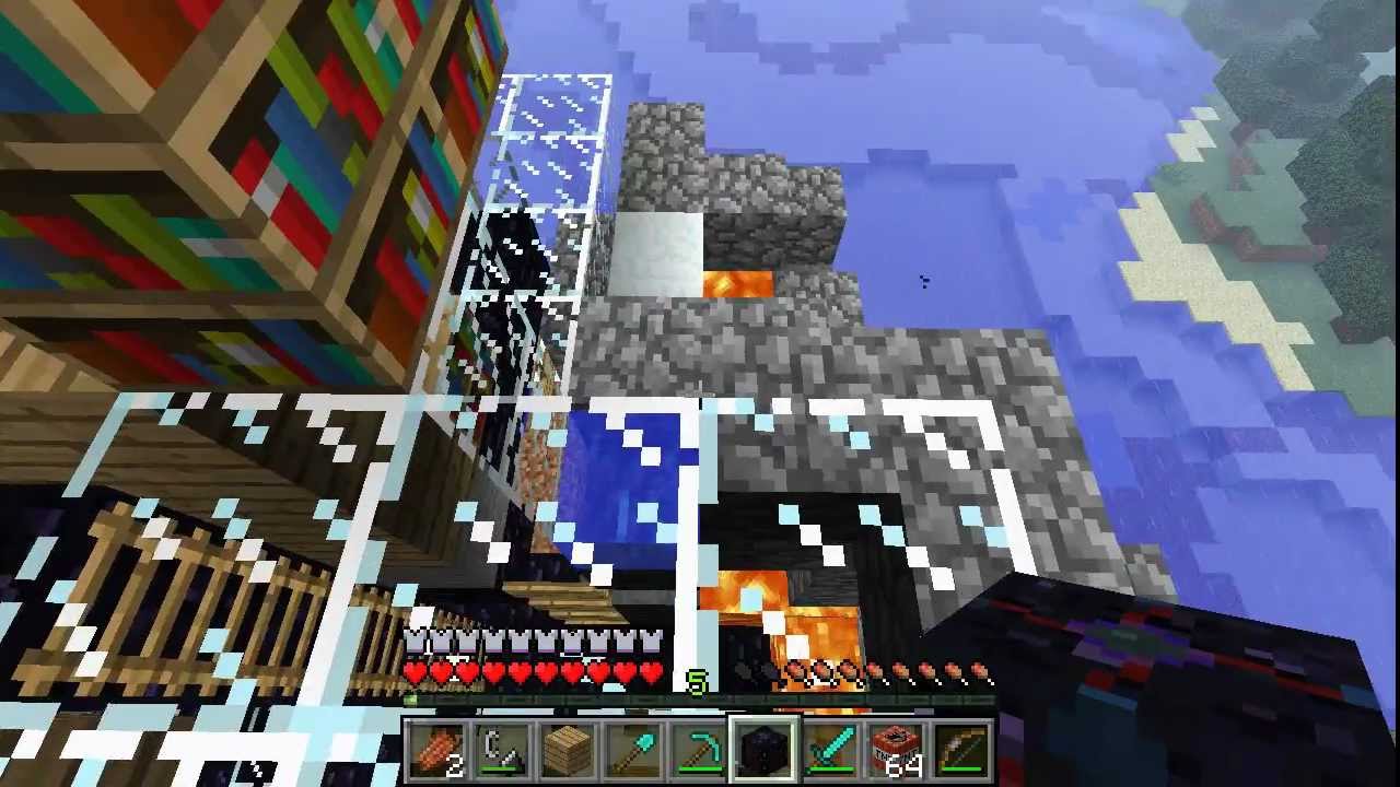 Minecraft - Invasion Mod Base Defence - Snowman Don't Fight Ep1 - YouTube