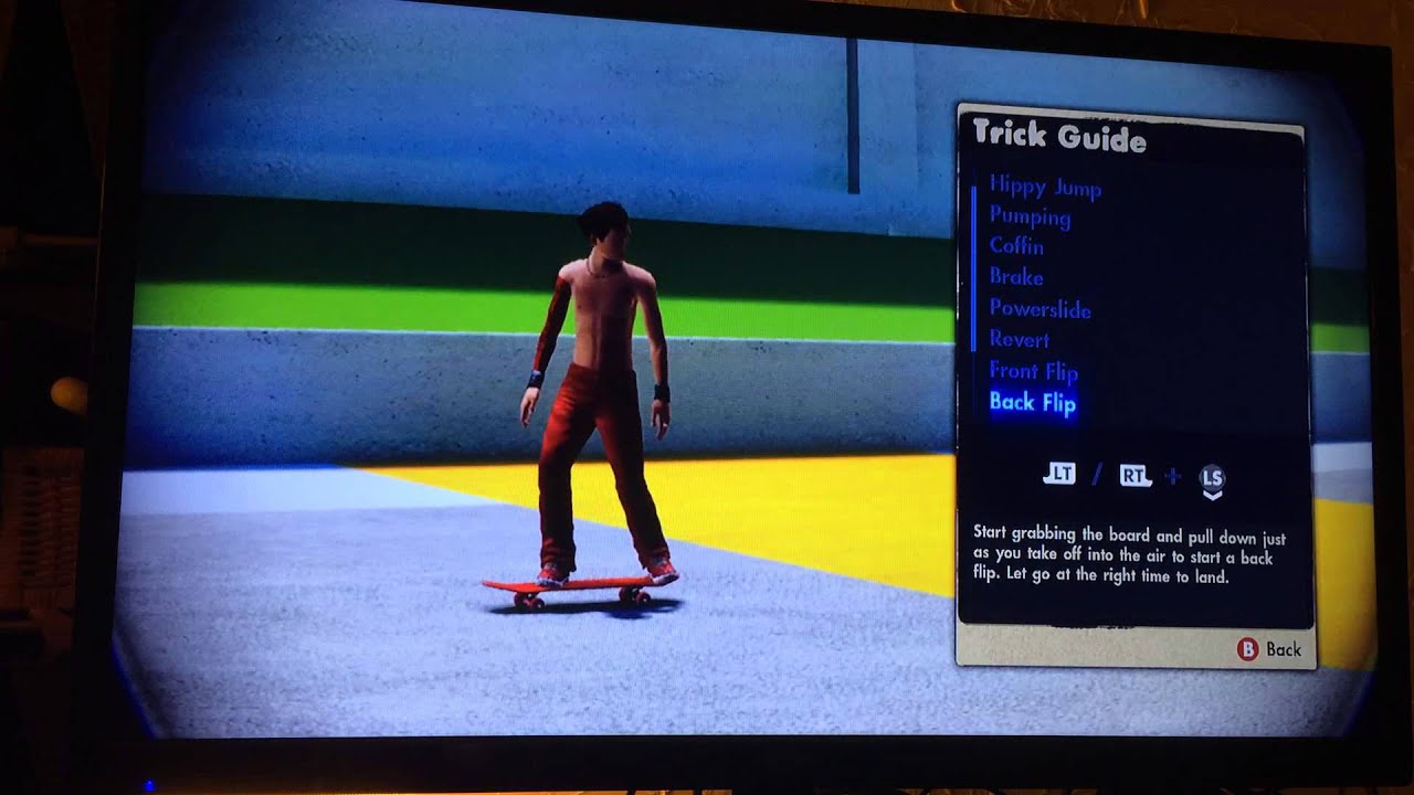 How to do a front flip without a ramp on skate 3 - YouTube