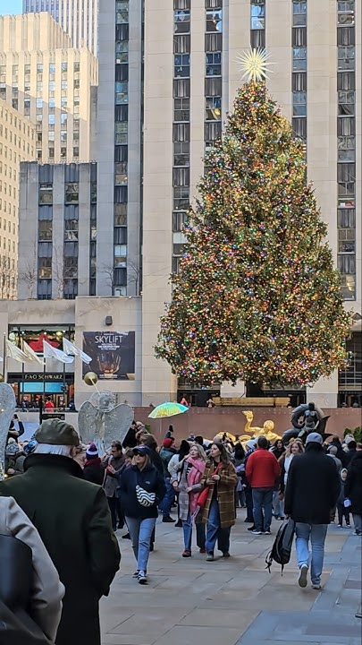 Christmas Tree 🎄 at Rockafeller Center😍 #christmas #tree #placestovisit ...