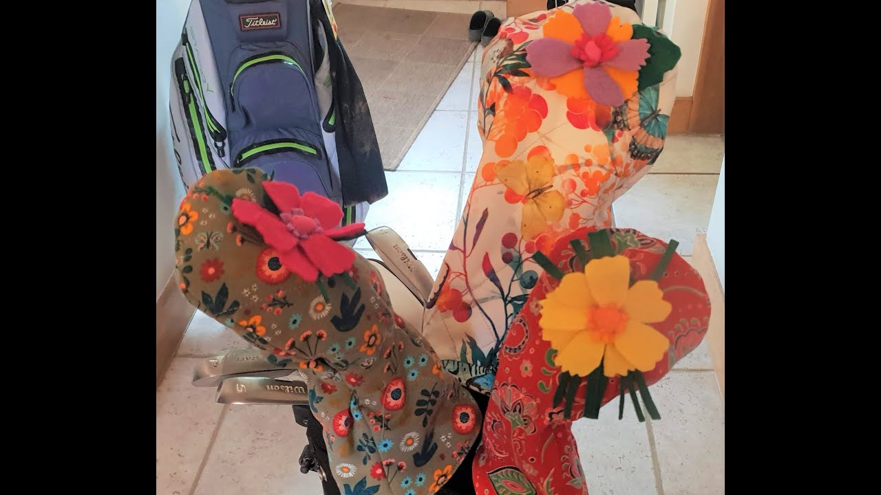 Golf Club Head Covers Tutorial - YouTube