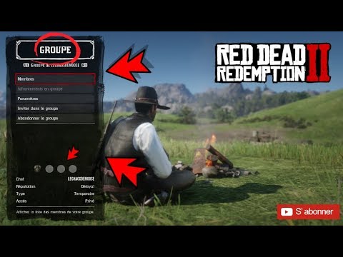 [PS4PRO FR[ [TUTO] crée un groups Ou le rejoindre (RDR2) - YouTube