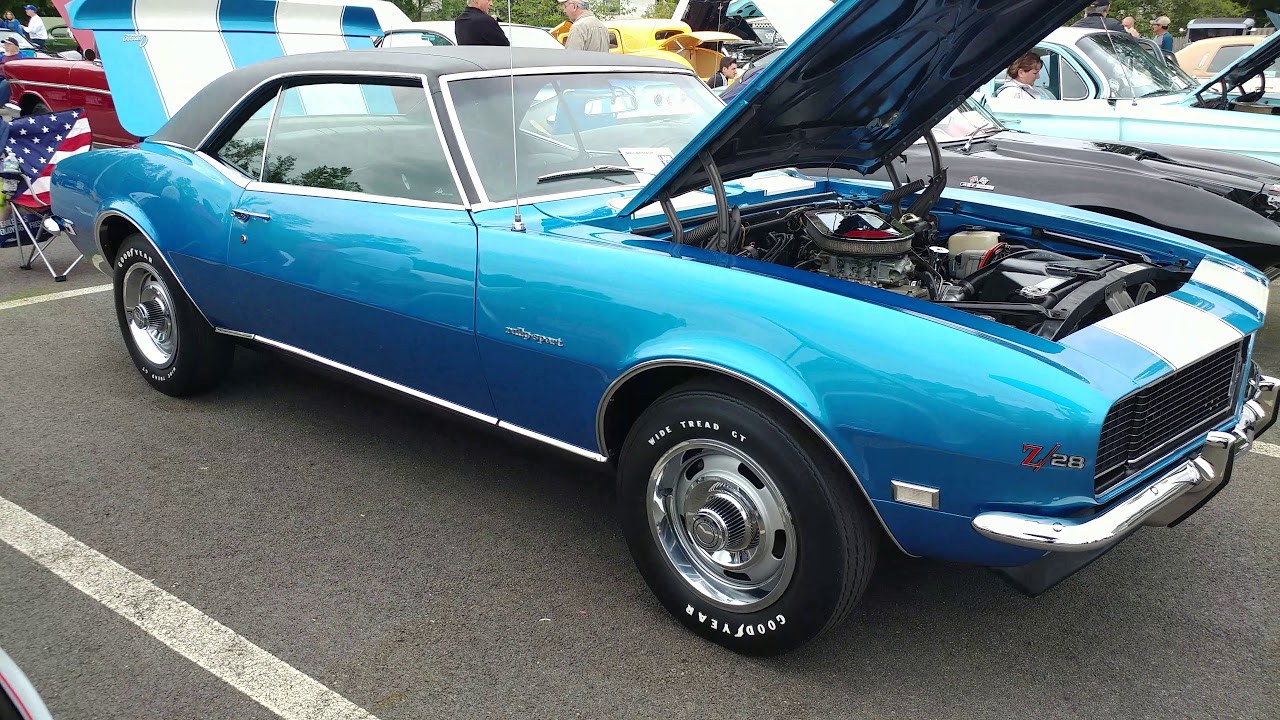 1968 LEMANS BLUE CHEVROLET CAMARO Z28 RALLY SPORT NJ 'Z28 RS' - YouTube
