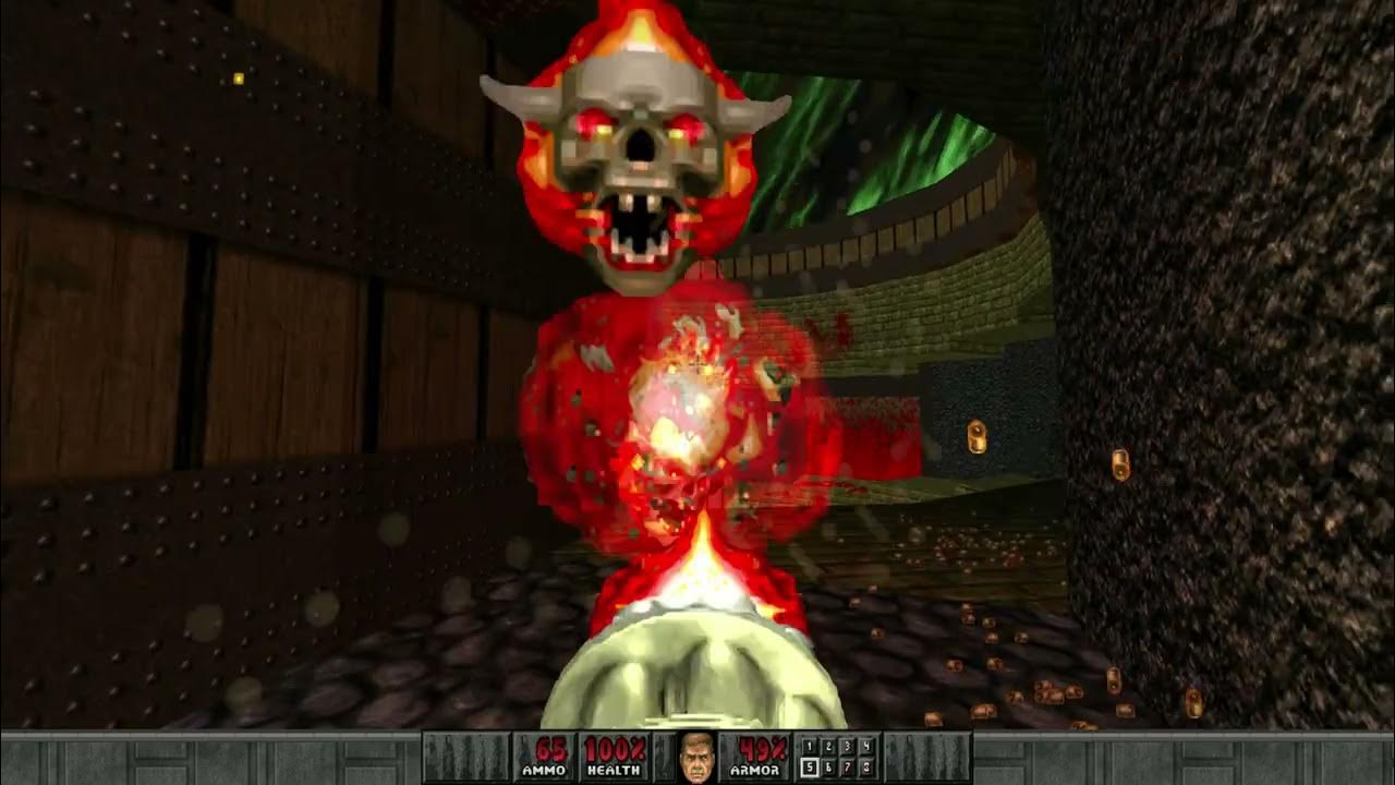 Doom With Mods: Doom 64 for Doom 2, Map 29 No Escape - YouTube
