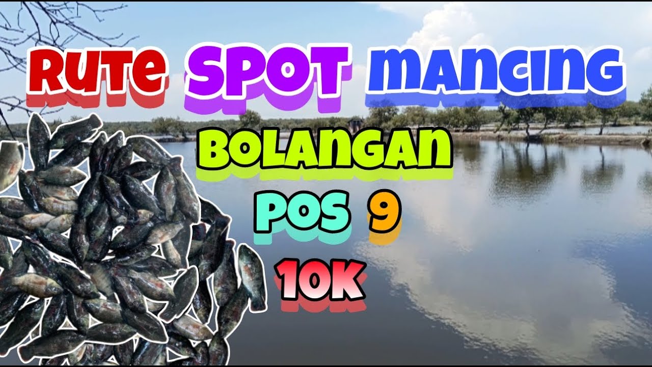 RUTE SPOT MANCING BOLANGAN HARIAN POS 9 (Pak Tres) Saweran 10k - YouTube