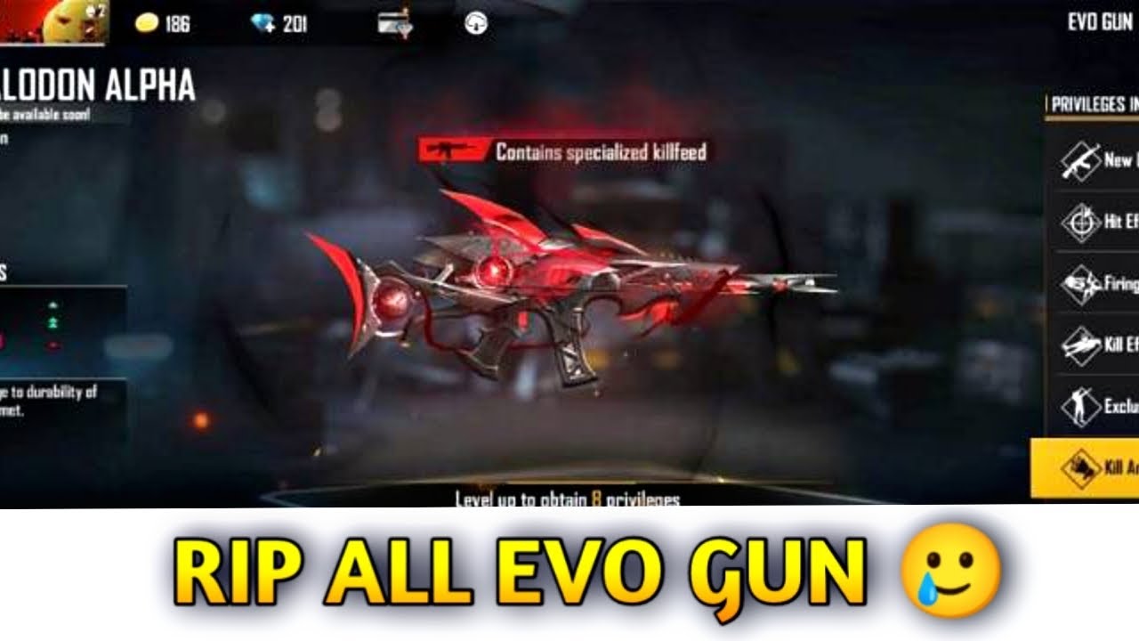BEST EVO GUN IS HERE 😱 || free fire upcoming Evo Guns - YouTube