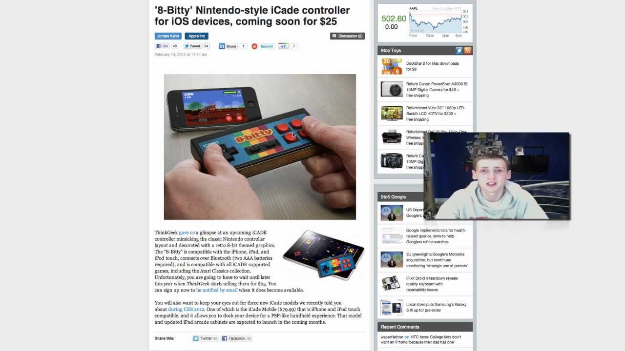 8-bitty iCade controller. My thoughts - YouTube