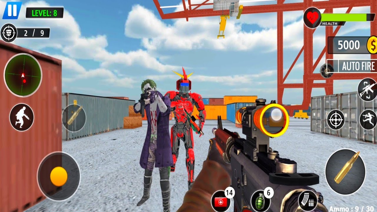 FPS Robot Shooting Strike : Counter Terrorist Game - Android GamePlay ...
