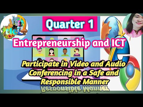 TLE 6- Quarter 1 ️ Participate in Video and Audio Conferencing in a ...