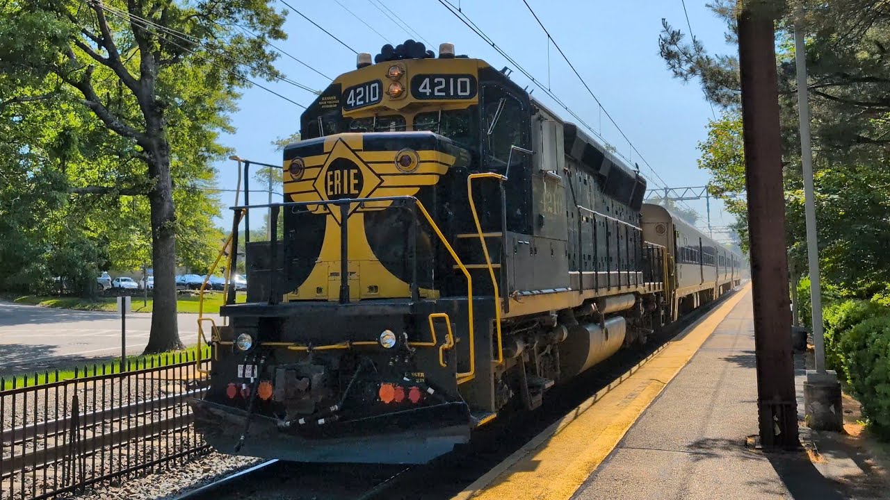 Railfanning NJ Transit at Short Hills 6-3-25: GP40PH-2B 4210 Test Train ...