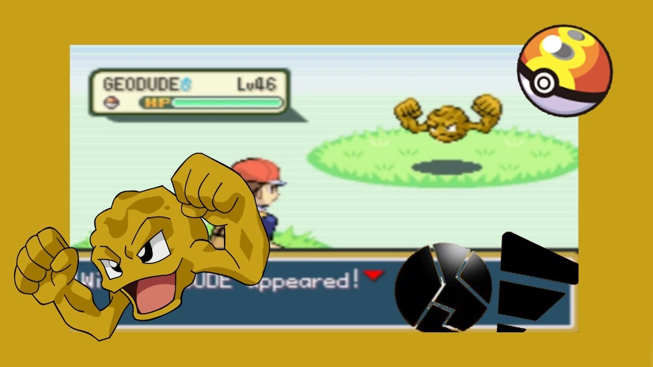 (Kanto Shinydex) LIVE! Shiny Geodude in Leaf Green + evolution - YouTube