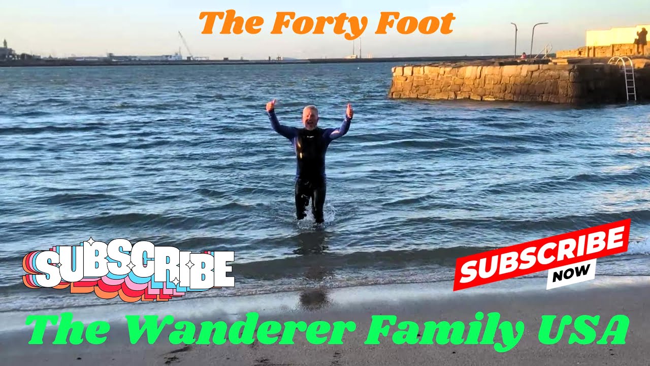 Swimming at The Forty Foot - YouTube