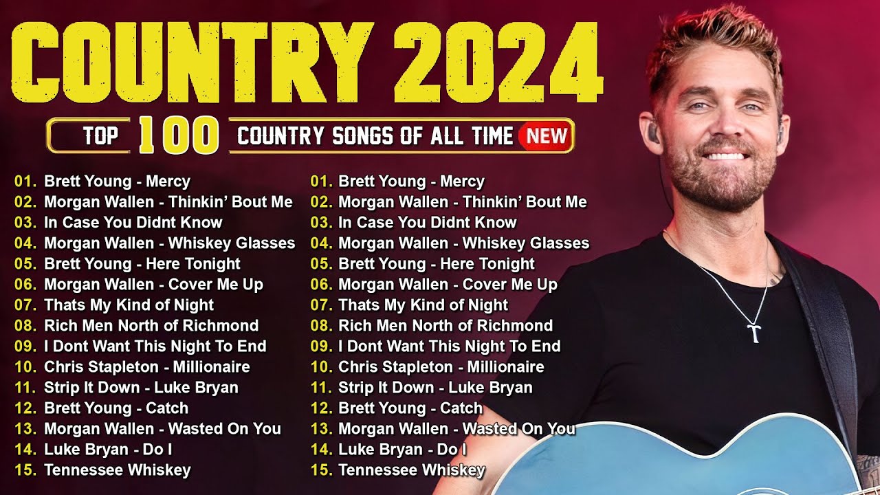 Brett Young, Luke Combs, Morgan Wallen, Kane Brown, Luke Bryan, Chris ...