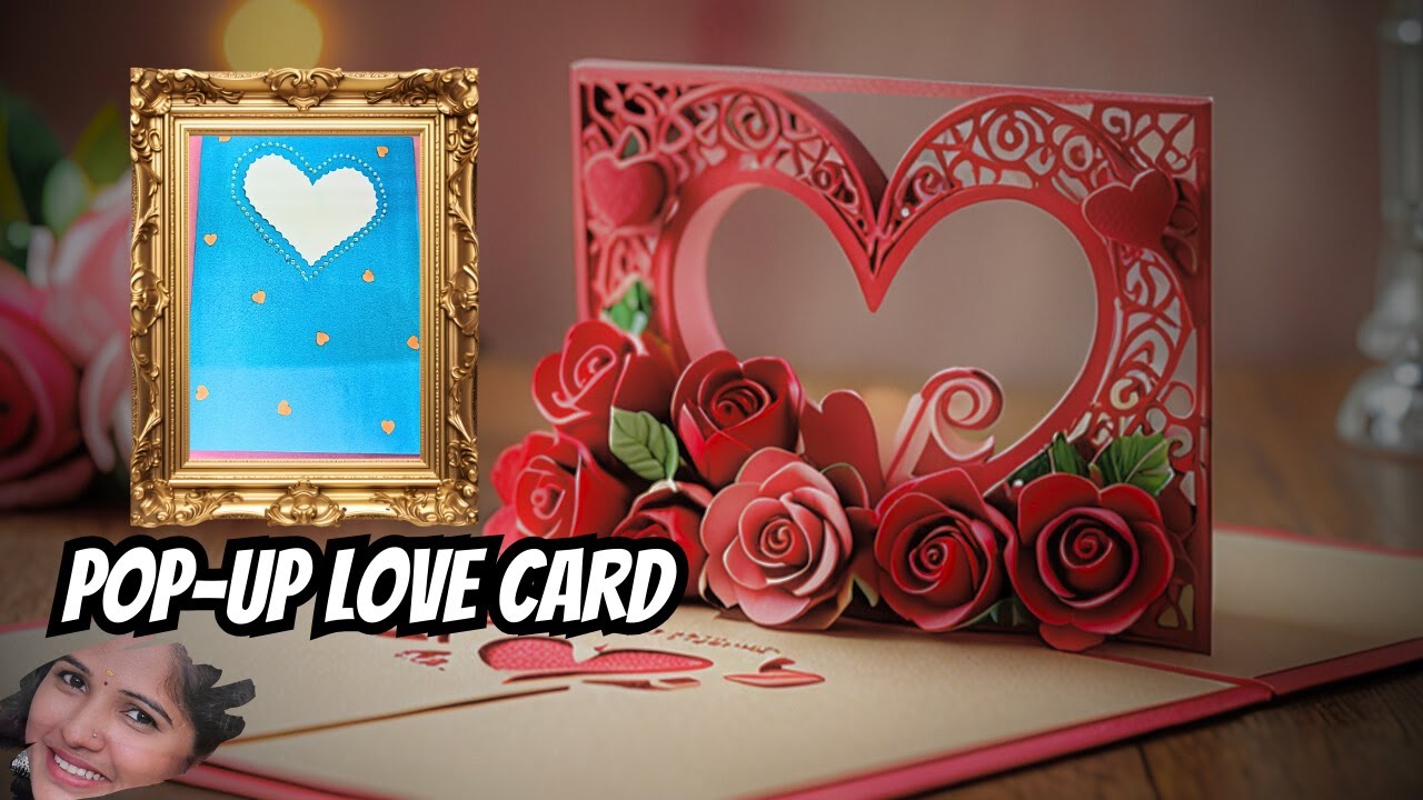 Surprise Your Sweetheart With A Pop-up Love Card! | pop up card - YouTube