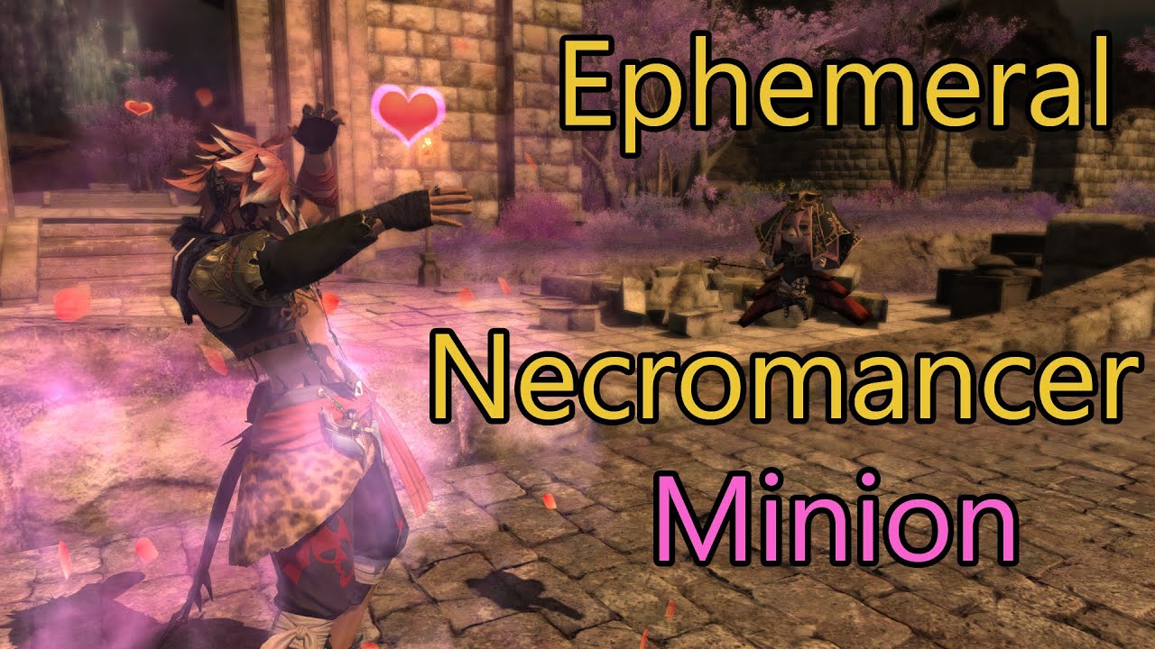 [FFXIV] Ephemeral Necromancer Minon - YouTube