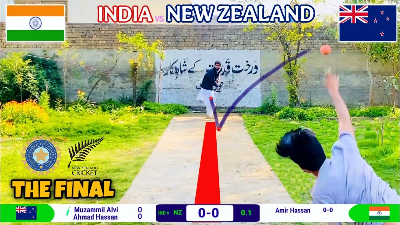 The Final of Champions Trophy Backyard Cricket | India vs New Zealand ...