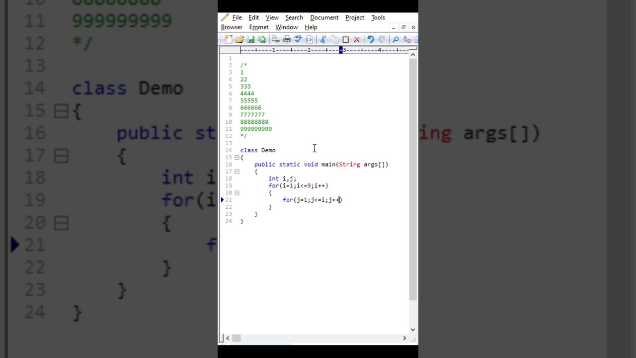Java Program Print Diagram Editplus YouTube Java Program Print Diagram Editplus YouTube
