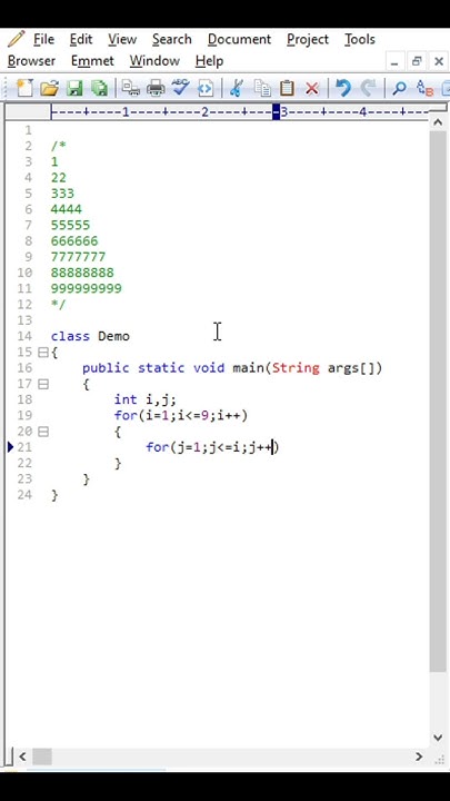 Java Program Print Diagram Editplus Youtube
