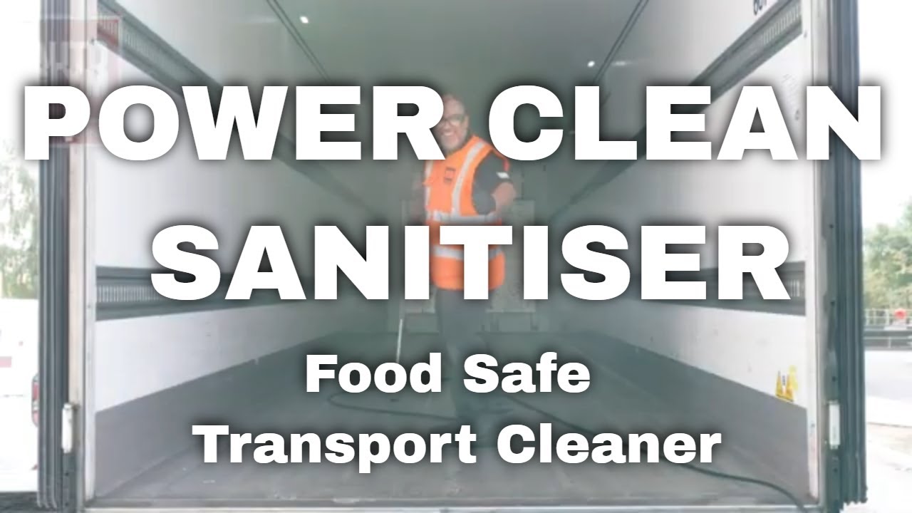 How To Use Power Clean Sanitiser Food Safe Truck Cleaner - YouTube