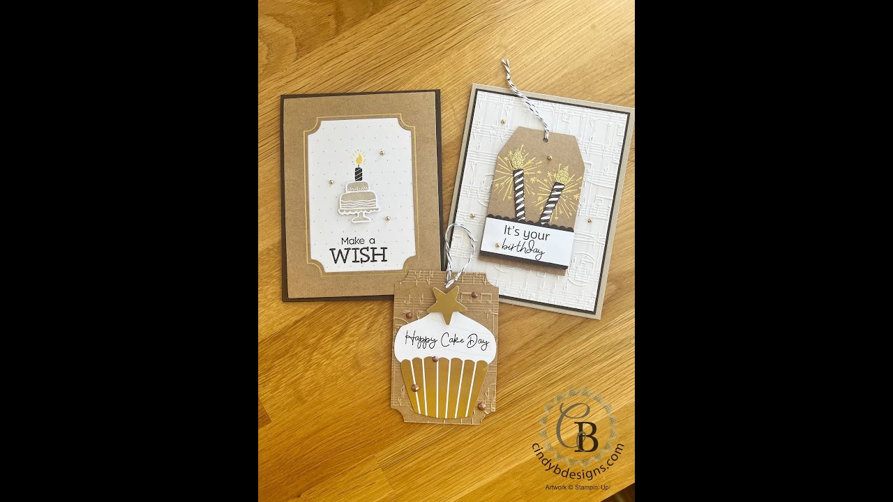 Stampin' Up! Birthday Sparkle Kit Alternative Ideas - YouTube