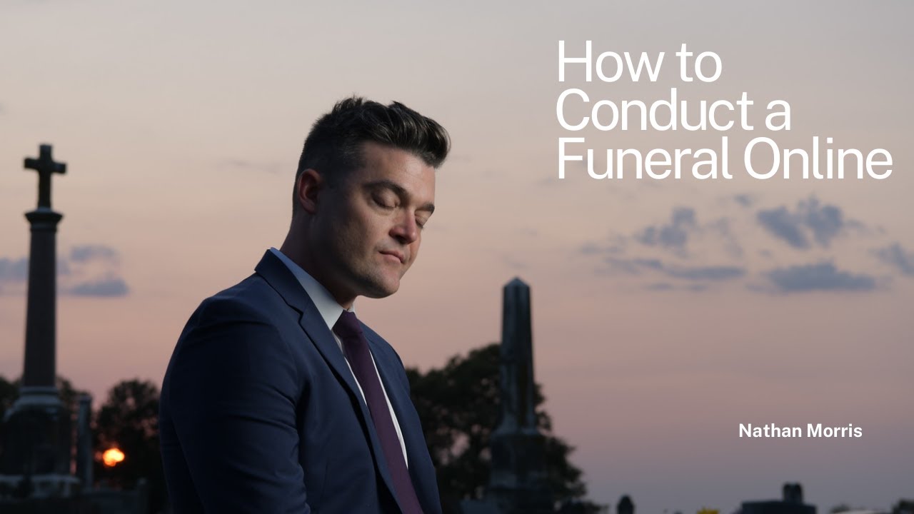 How to conduct a funeral online - YouTube
