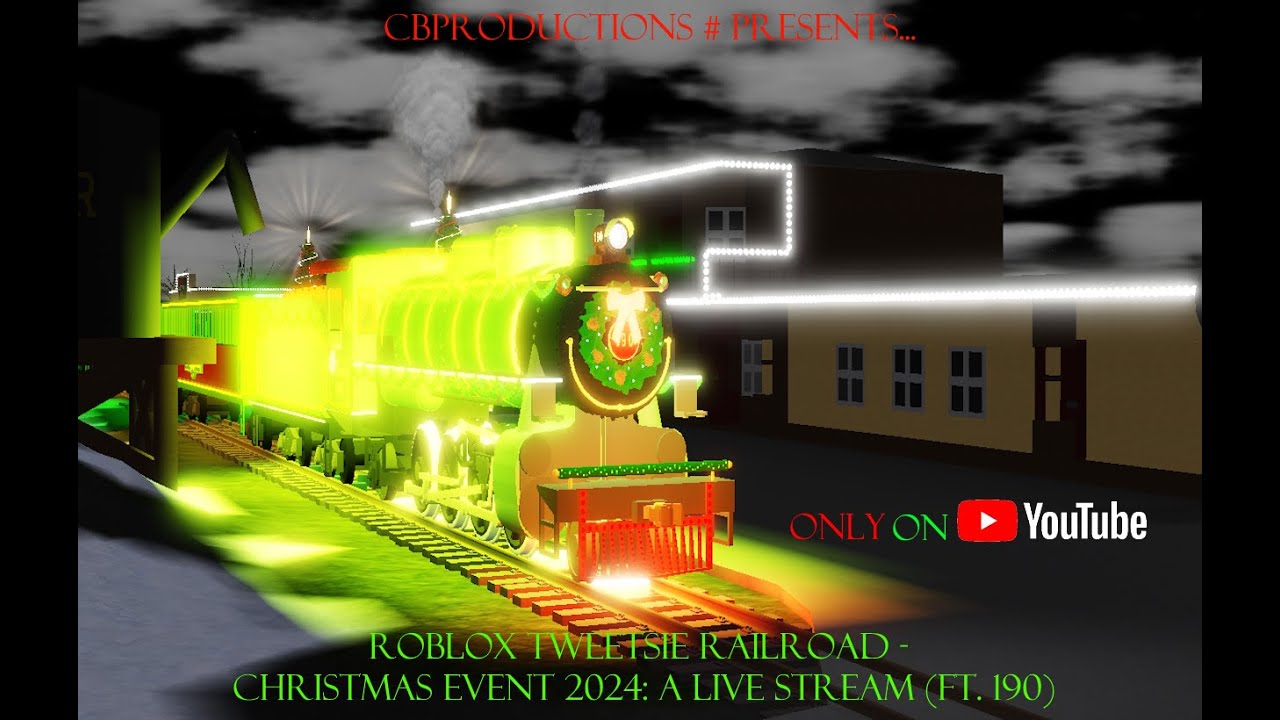 Roblox Tweetsie Railroad - Christmas Event 2024 Featuring Tweetsie #190 ...