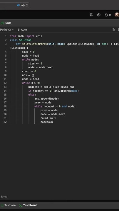 Leetcode 725 Split Linked List In Parts Youtube