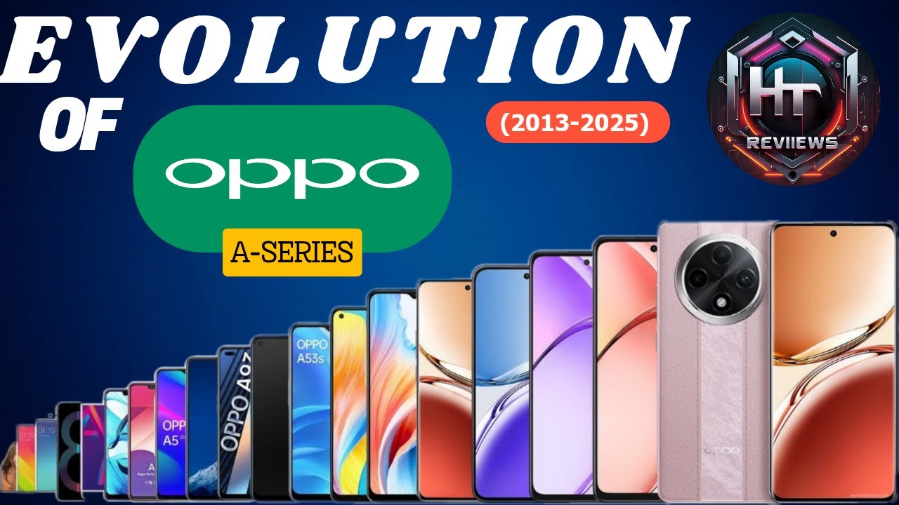 Evolution of OPPO A SERIES (2013-2025) | History of OPPO smartphones ...