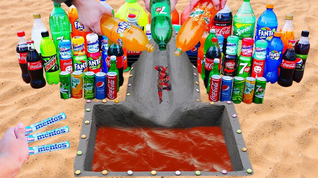 Deadpool Slide Swimming pool Coca Cola, Different Fanta, 7up, Pepsi ...