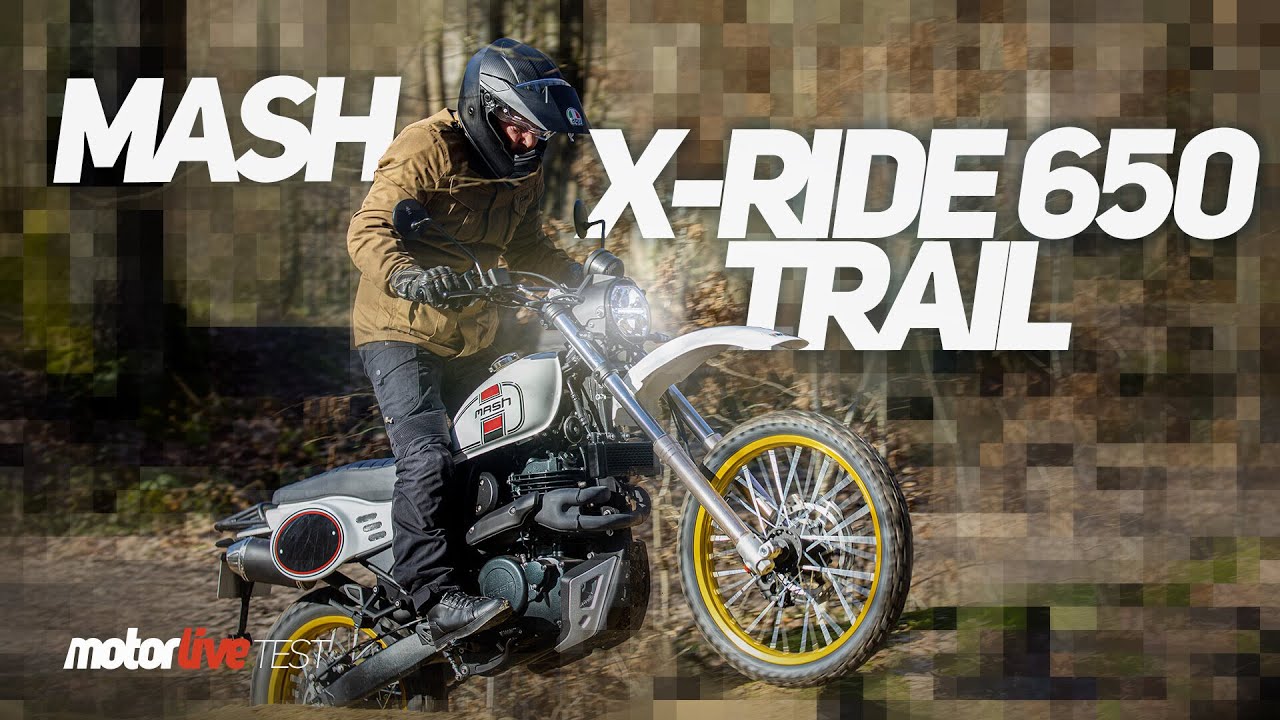 TEST MASH X-RIDE 650 TRAIL | MOTORLIVE - YouTube