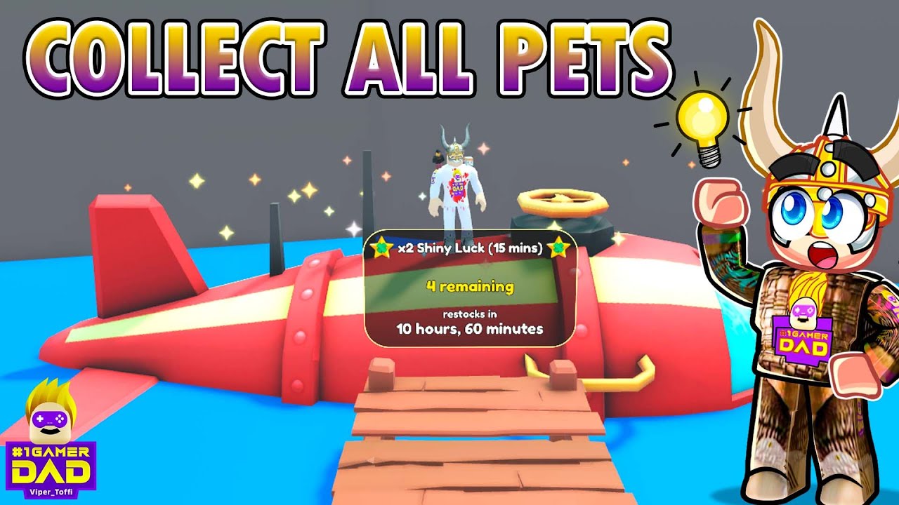 How to use 1 Hour Shiny Luck Boost in Collect All Pets to help Metallic ...