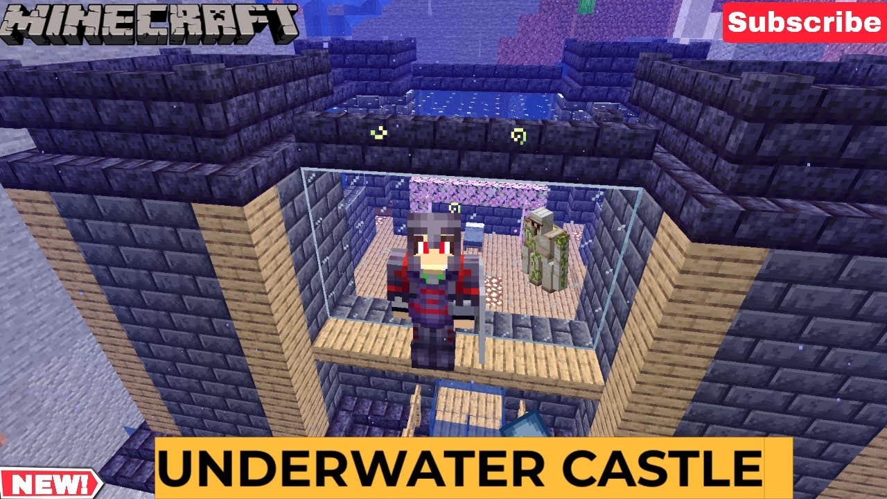 MADE Underwater Castle || Minecraft hindi #gamerfleet #minecraft # ...