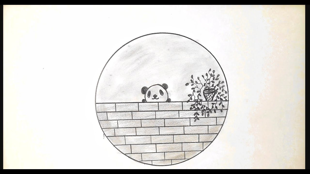 Easy circle drawing || circle drawing for beginners || pencil drawing ...