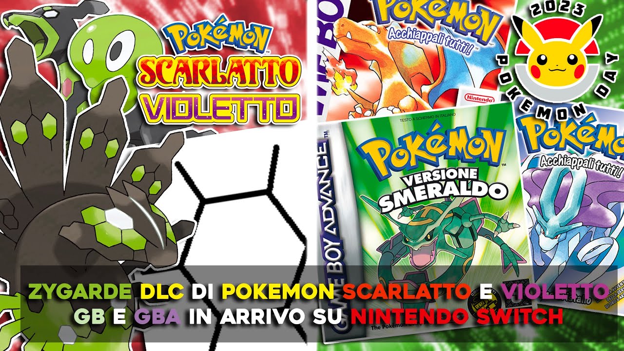 ZYGARDE e VECCHI GIOCHI POKEMON - DLC di POKEMON SCARLATTO e VIOLETTO ...