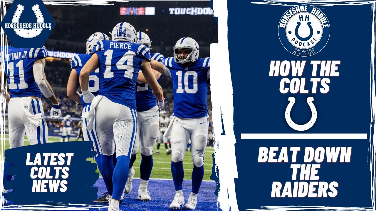 How Indianapolis Colts BEAT DOWN the Raiders for Win-And-In Scenario ...
